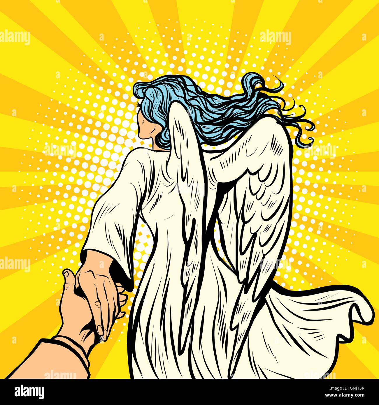Angel guide Stock Vector Images - Alamy
