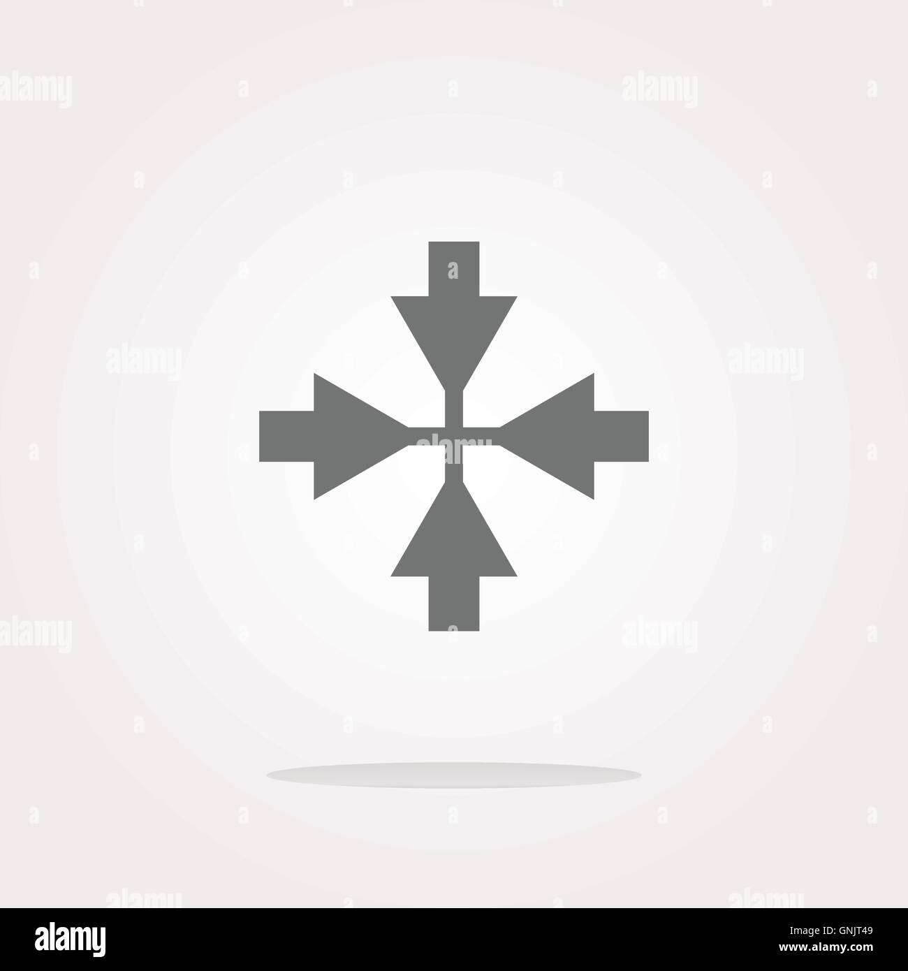 Mouse cursor sign icon. Pointer symbol. Modern UI website button ...