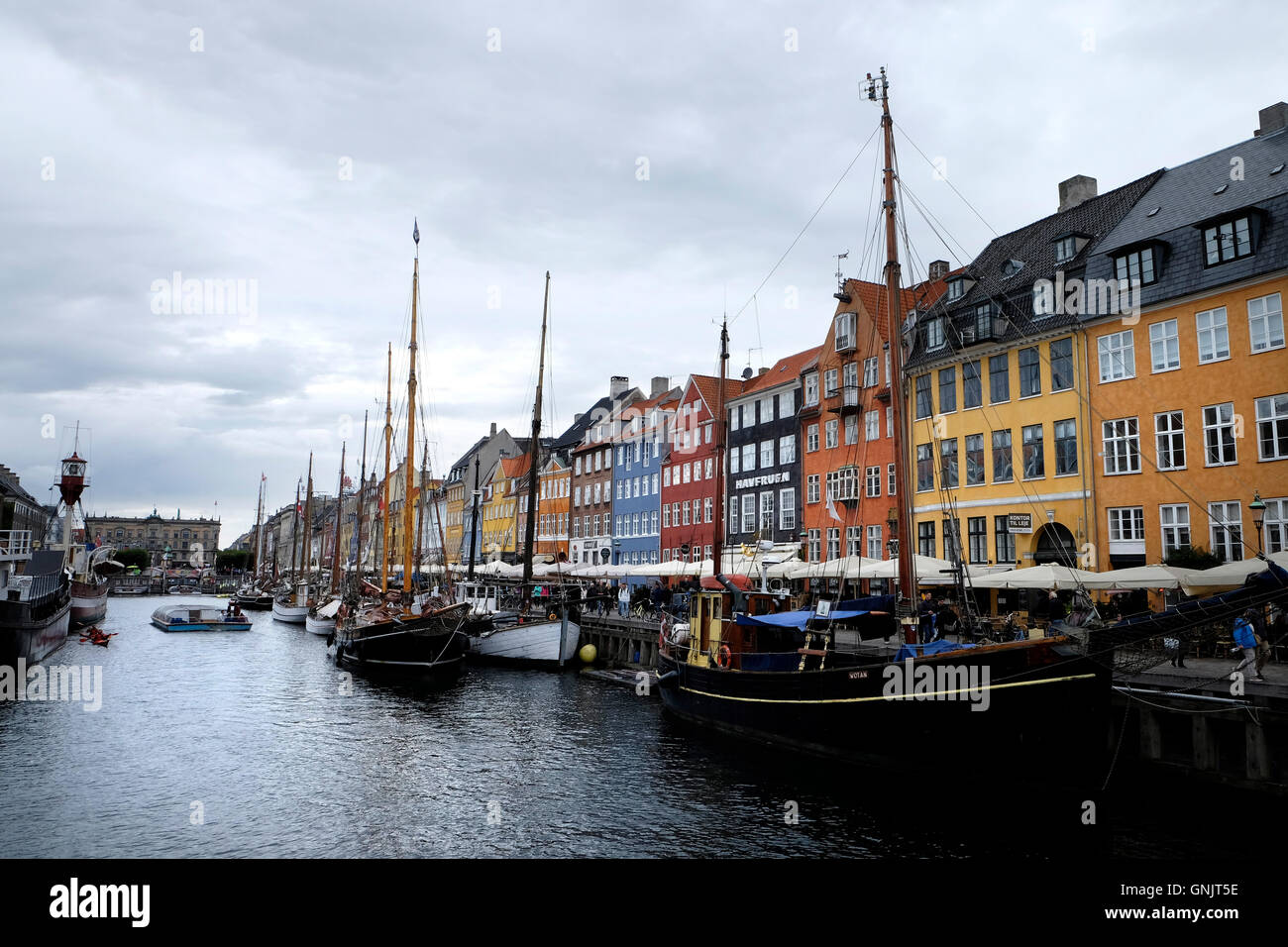 Denmark, Copenhagen, Nyhavn Canal Stock Photo - Alamy
