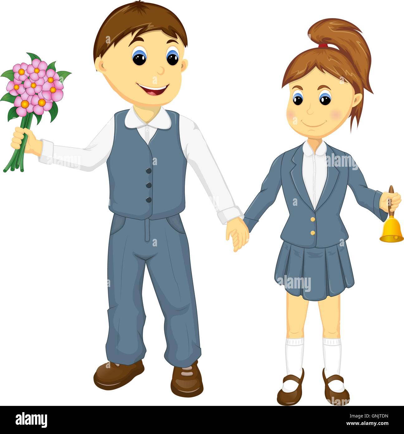 High school building cartoon Stock Vector Images - Alamy