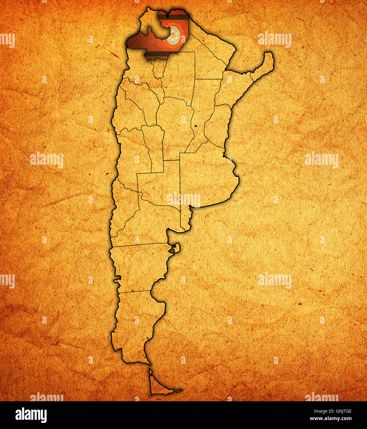 Map of salta hi-res stock photography and images - Alamy