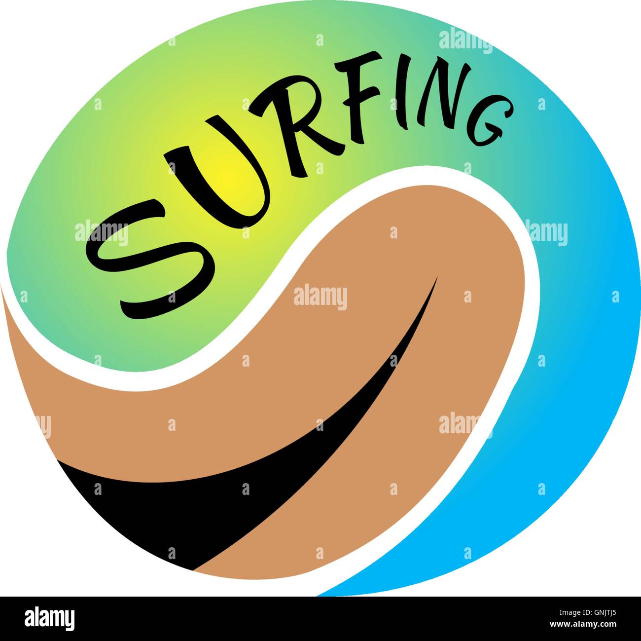 surfing logo vector illustration Stock Vector Image & Art - Alamy