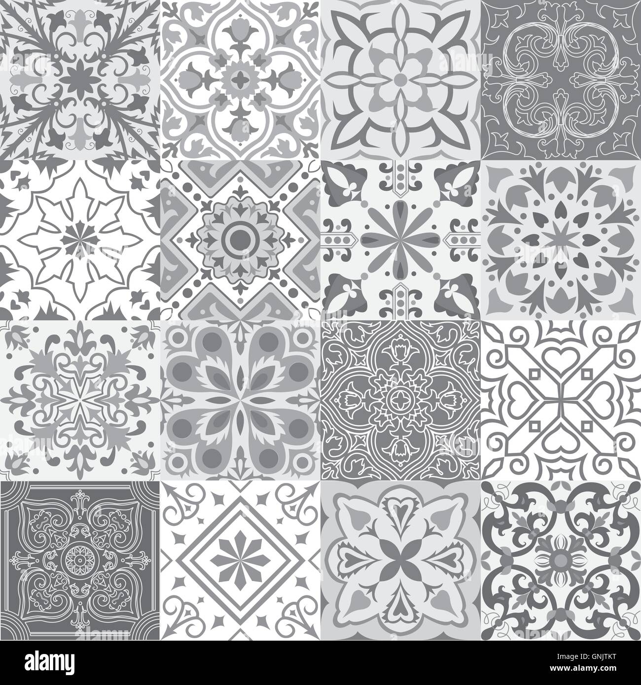 Mosaic floor tiles in Stock Vector Images - Alamy