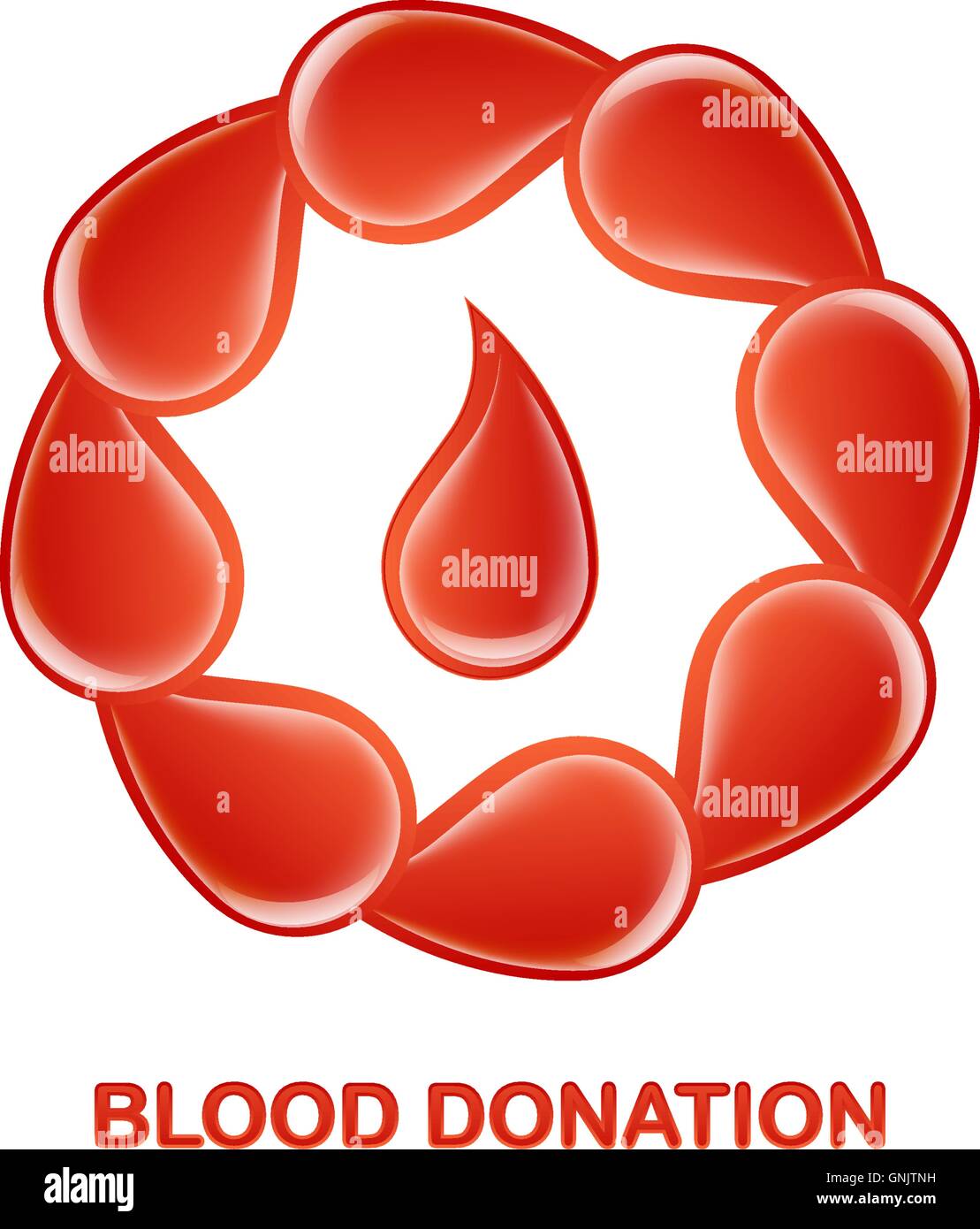 blood donation logo Stock Vector Image & Art - Alamy