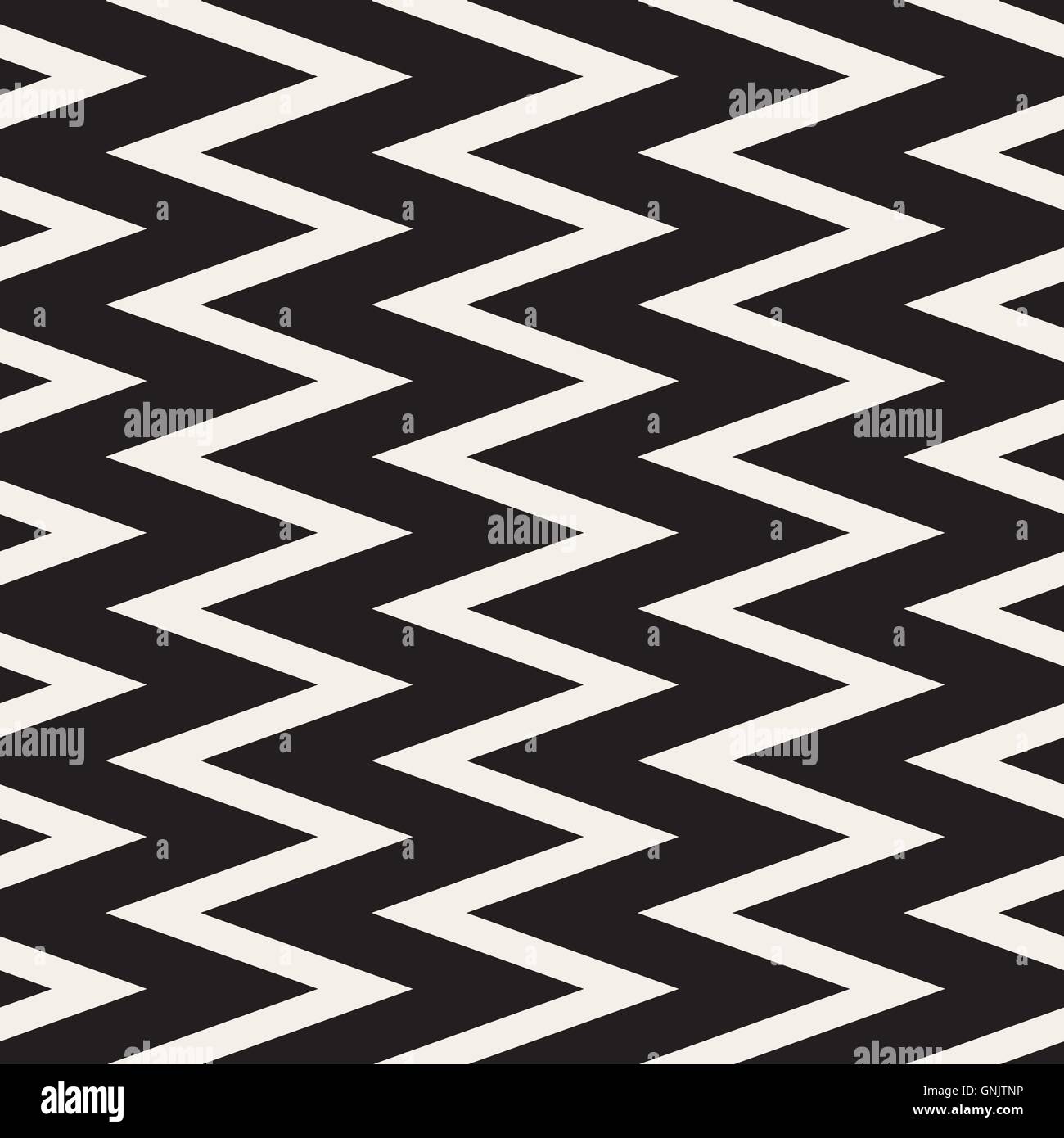 Vector Seamless Black and White ZigZag Vertical Lines Geometric Pattern ...