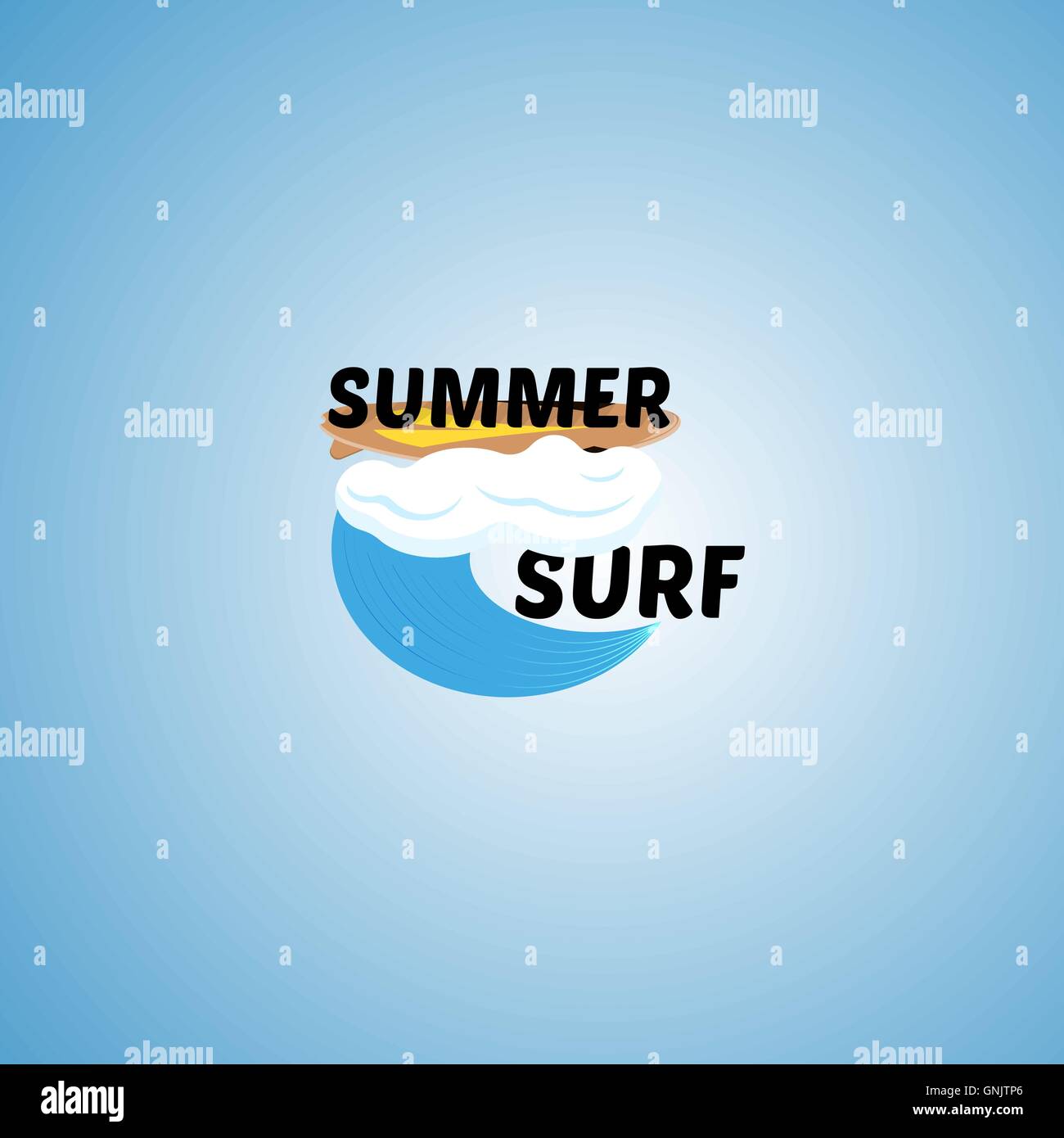surfing logo vector illustration Stock Vector Image & Art - Alamy