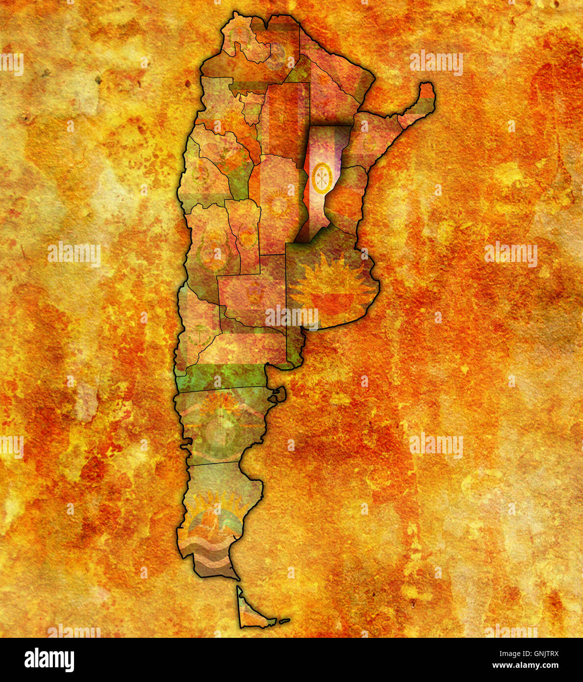 Administrative divisions argentina santa fe hi-res stock photography ...