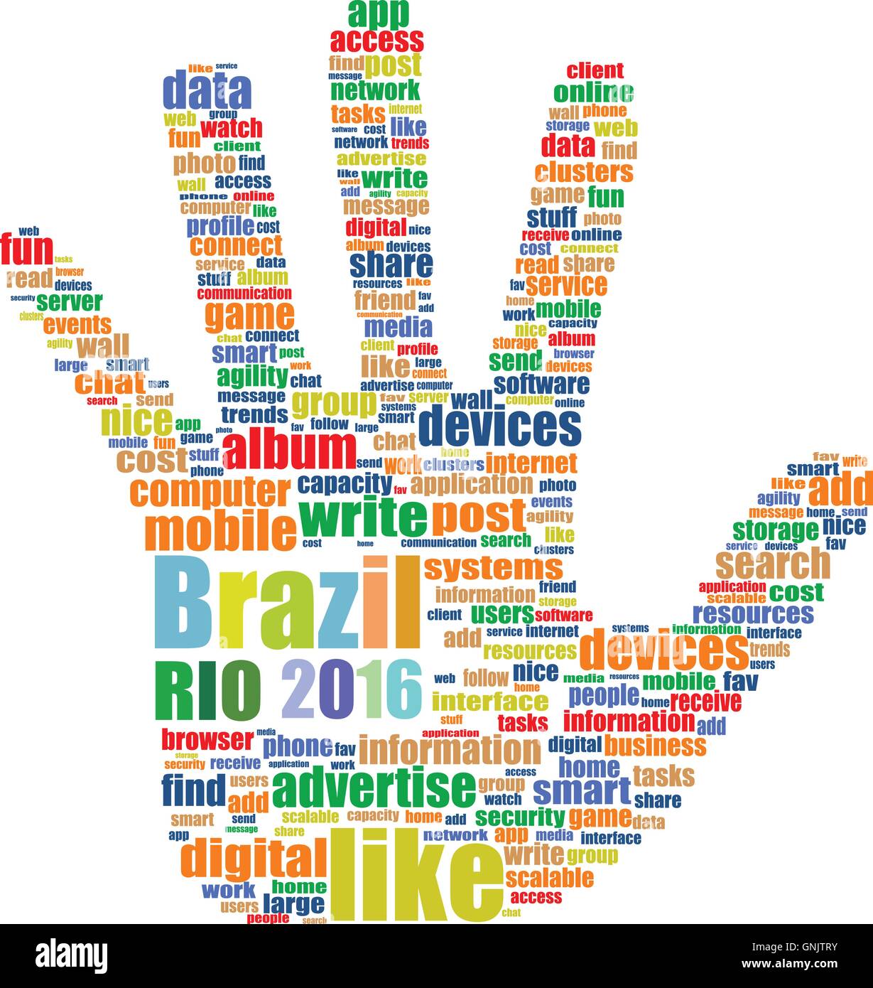 Rio 2016 logo flag Stock Vector Images - Alamy