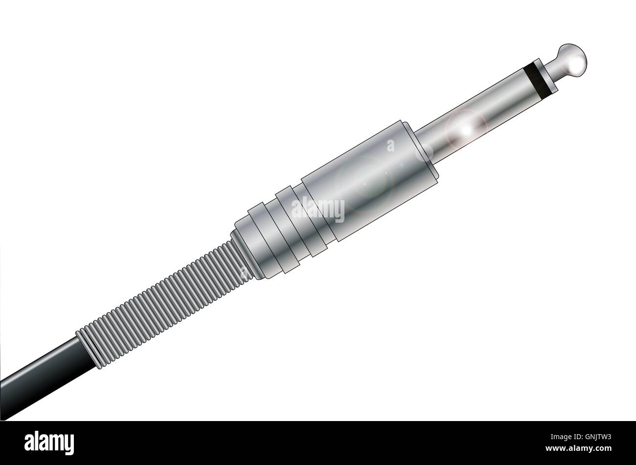 Jack plug Stock Vector Images - Alamy