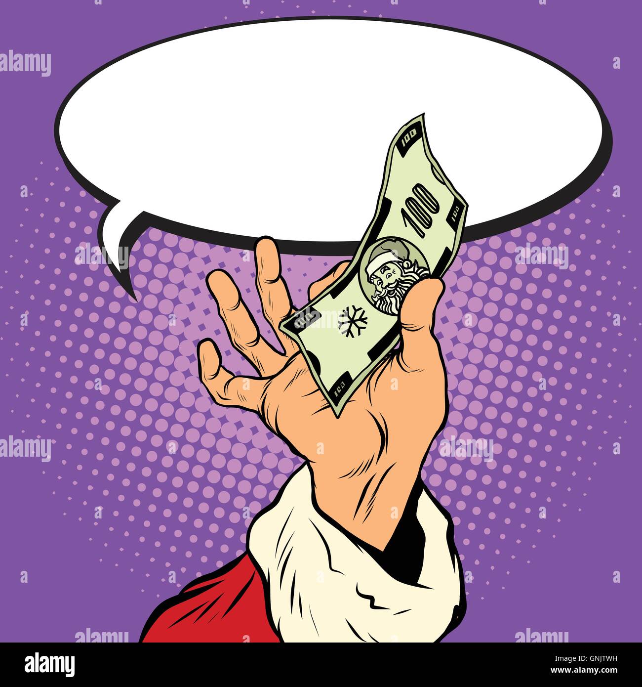 Money gift dollar bill Stock Vector Images - Alamy