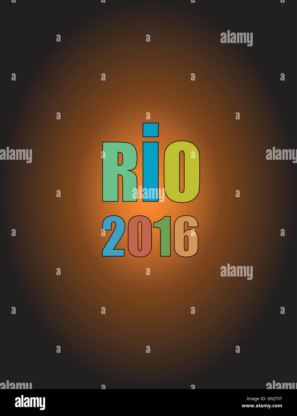 2016 rio summer olympics Stock Vector Images - Alamy
