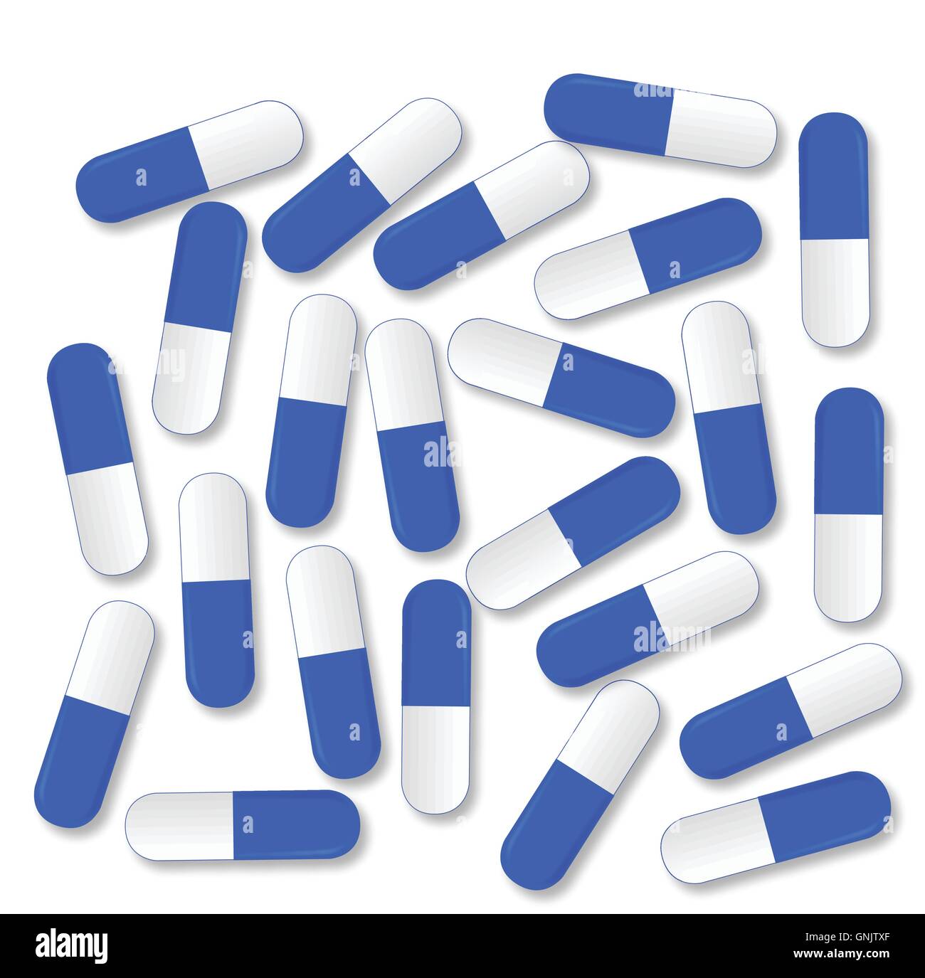 Red pill capsules isolated Stock Vector Images - Alamy