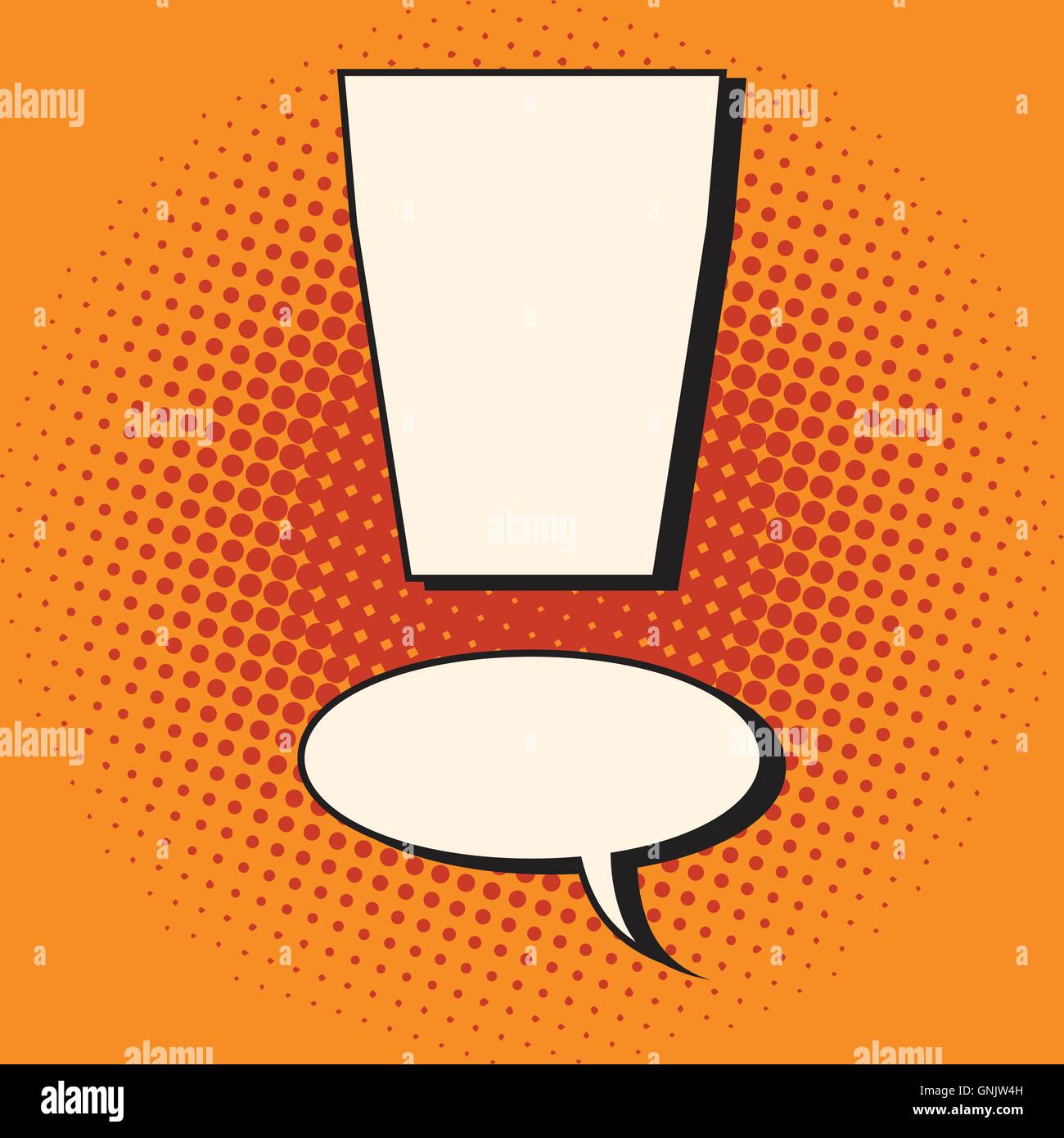 Alert bubble Stock Vector Images - Alamy