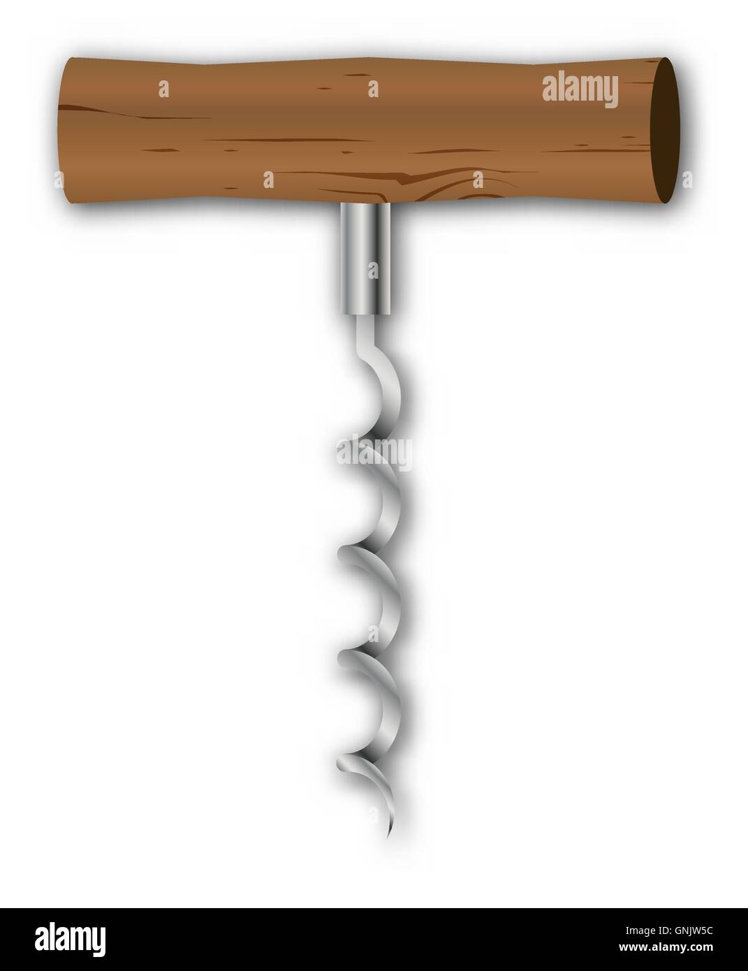 Corkscrew, vector illustration Stock Vector Image & Art - Alamy
