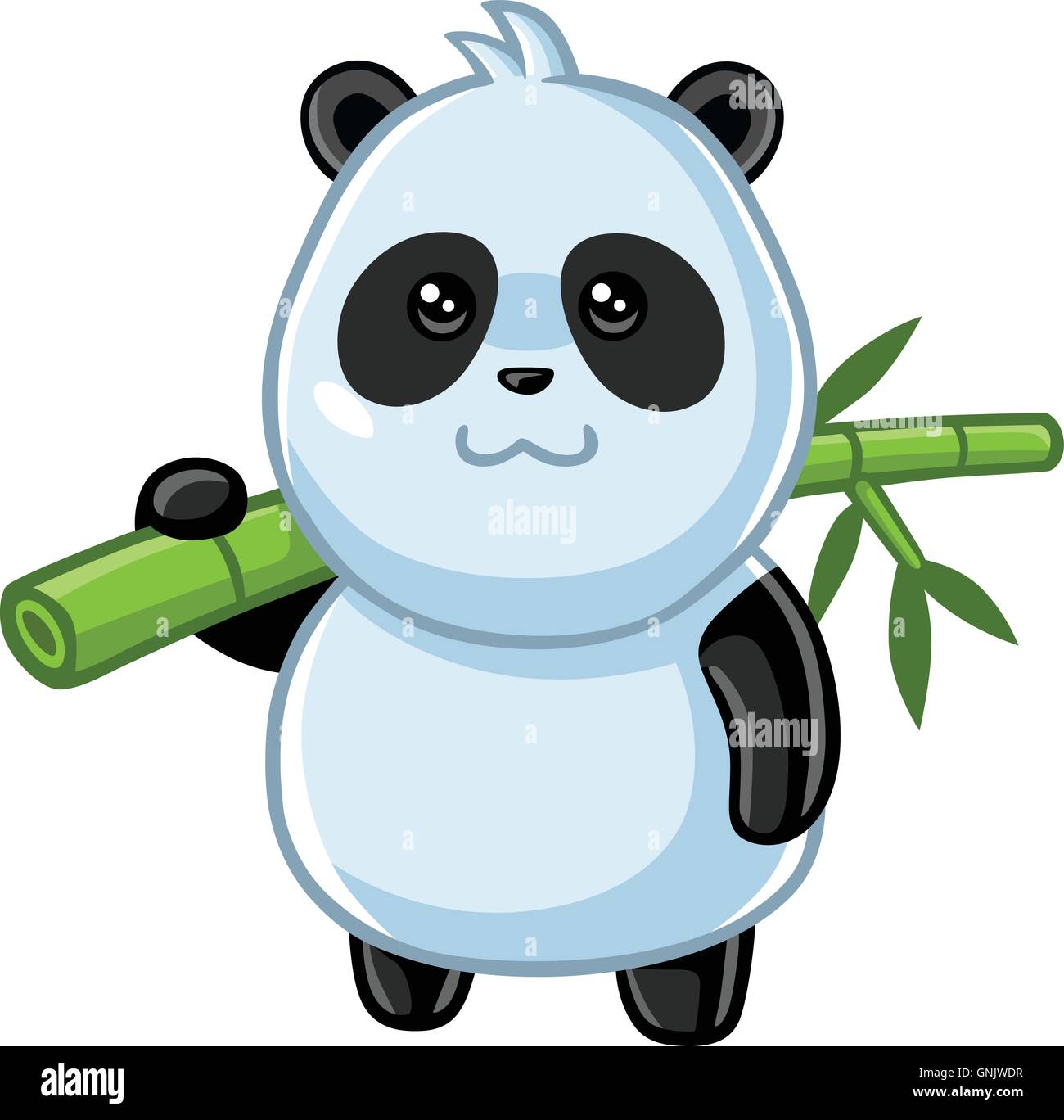 Cute Little Panda Cartoon Stock Vector Image & Art - Alamy