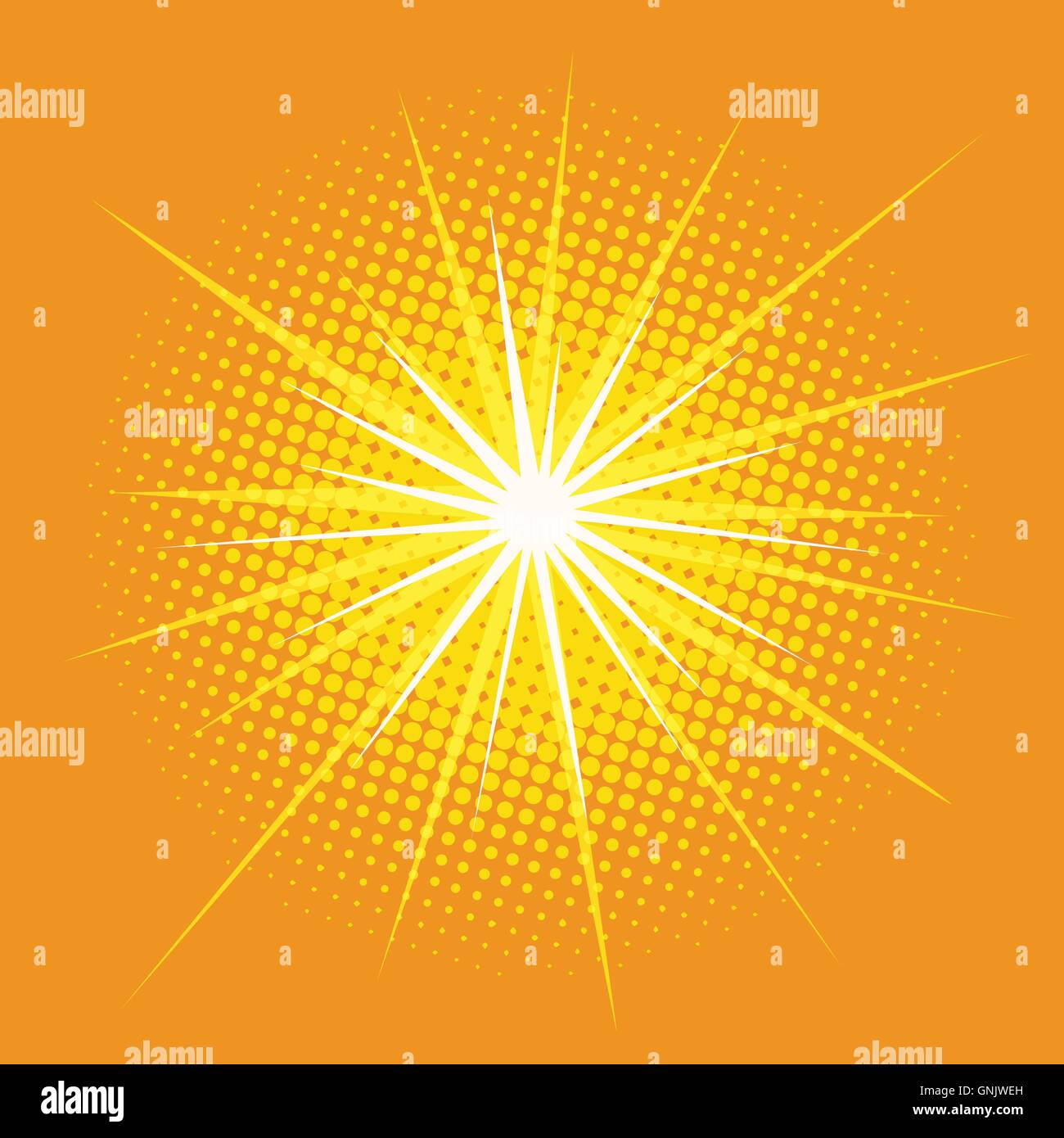 Star with rays hi-res stock photography and images - Alamy