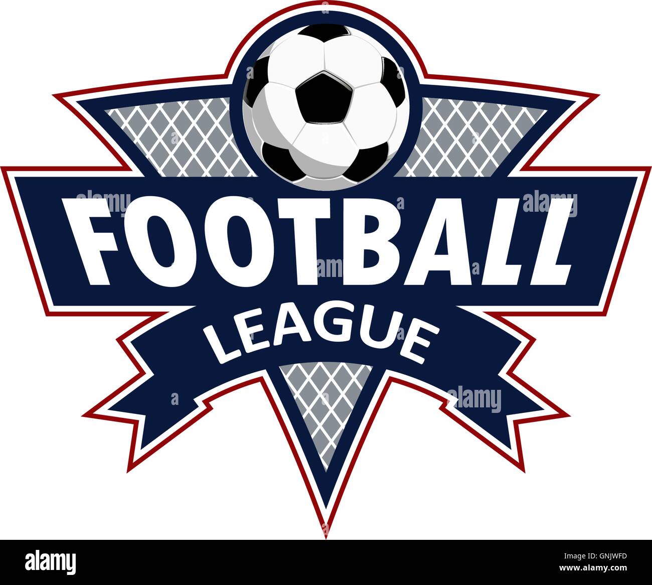 Football logo for the team and the cup Stock Vector Image & Art - Alamy