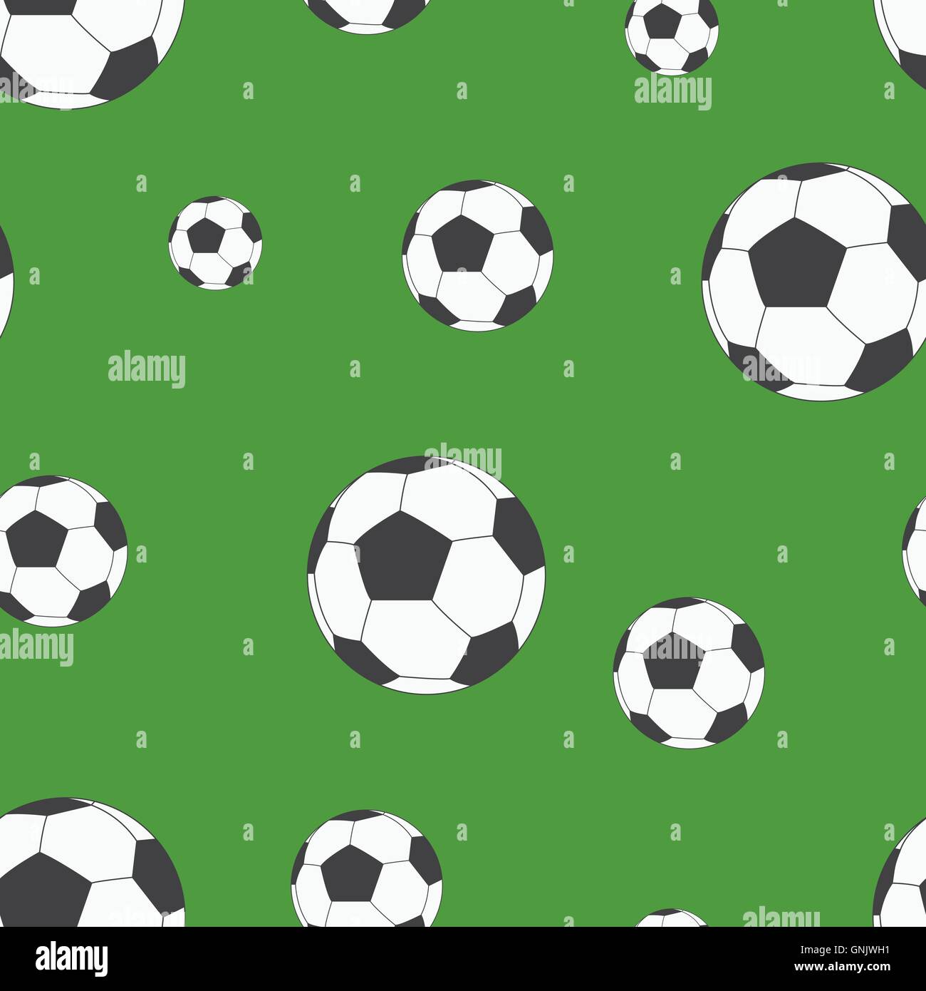 Seamless pattern background with soccer balls Stock Vector Image & Art ...