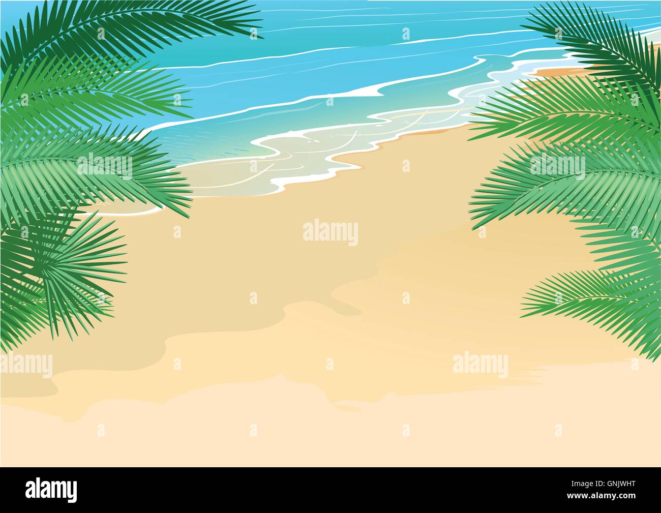 Exotic trees Stock Vector Images - Alamy