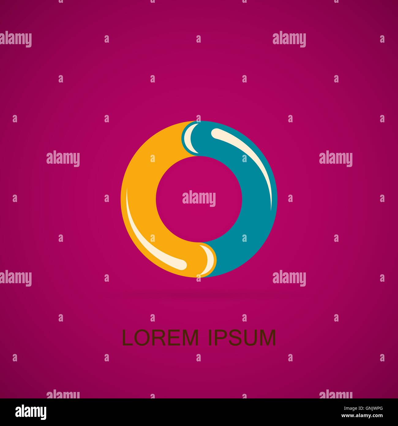 Abstract circle logo Stock Vector Image & Art - Alamy