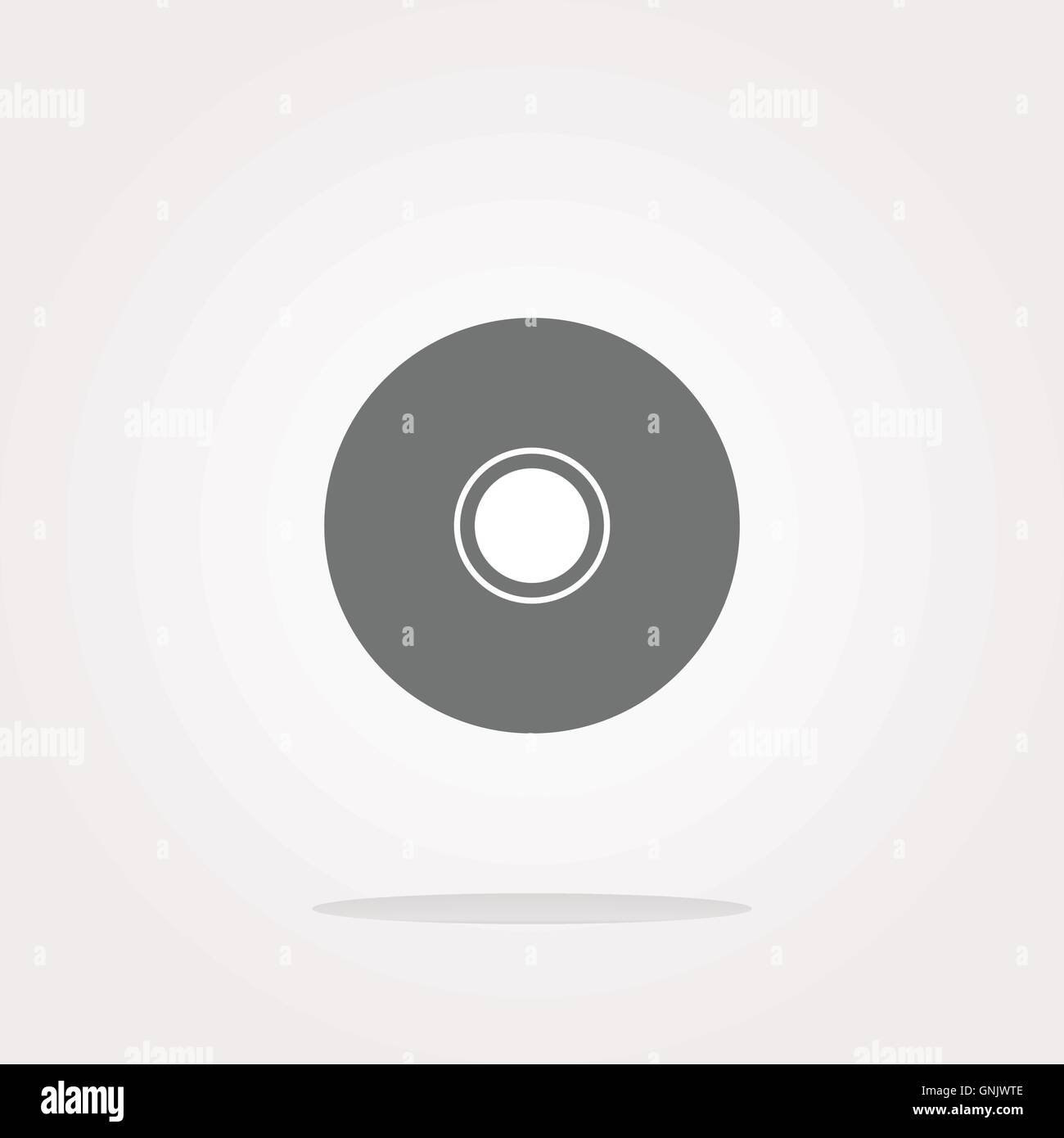 CD or DVD sign icon. Compact disc symbol. Modern UI website button ...