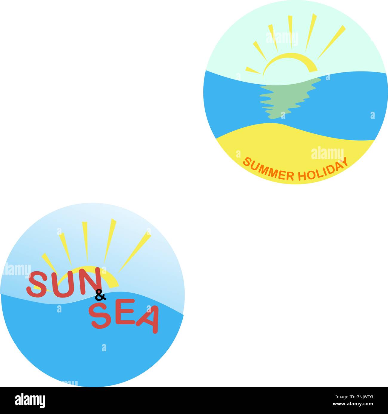 summer logo on a white background Stock Vector Image & Art - Alamy