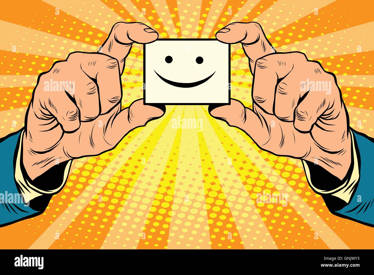 Hold face with hands Stock Vector Images - Alamy