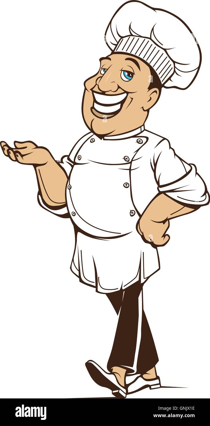 Female french chef Stock Vector Images - Alamy