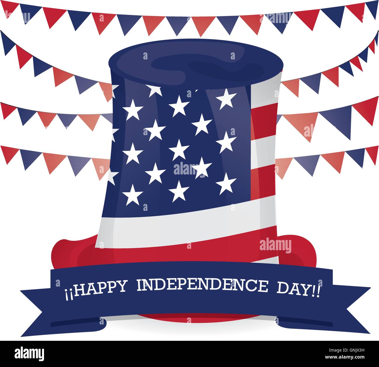 American independence day celebrations Stock Vector Images - Alamy
