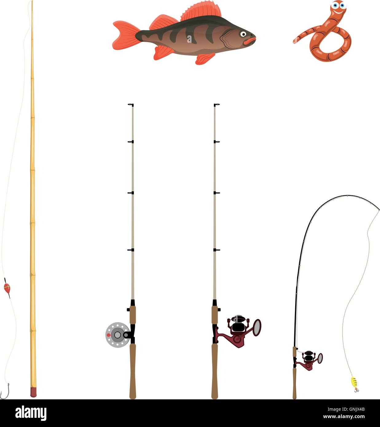 The rods Stock Vector Images - Alamy