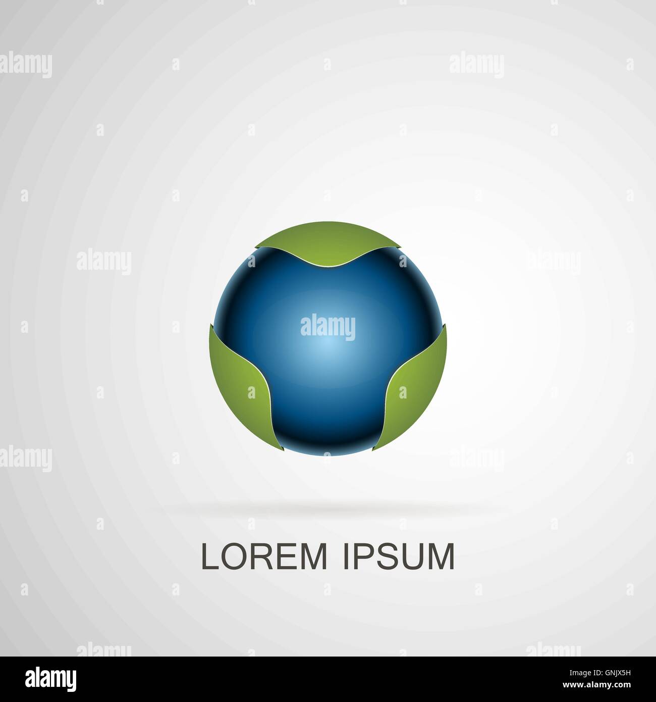 Creative blue sphere digital Stock Vector Images - Alamy