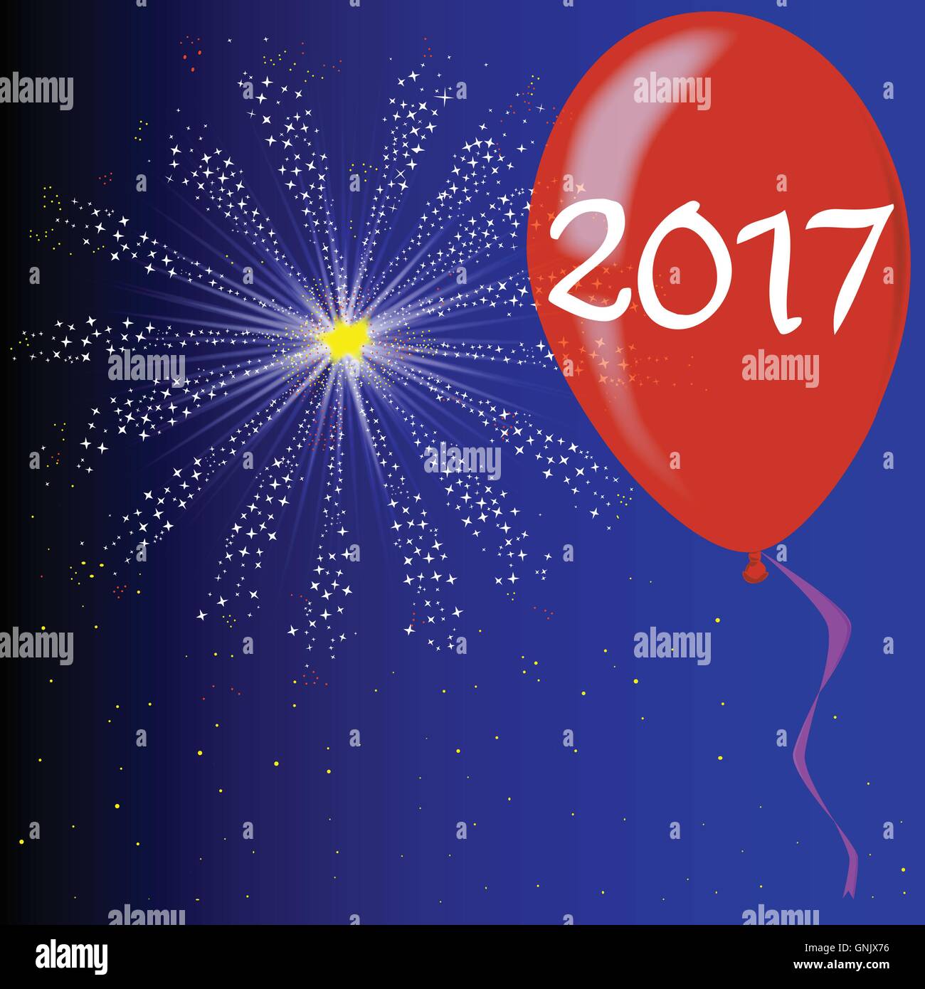 New years eve firework display Stock Vector Images - Alamy