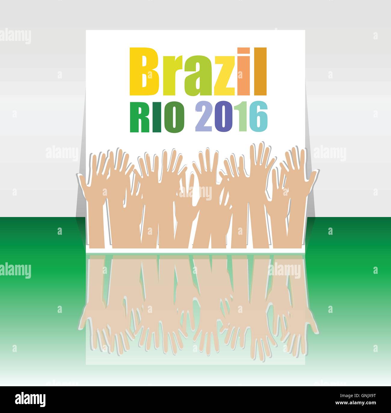 Vector Brazil Rio Summer Games 2016. Flat design graphic clip art ...