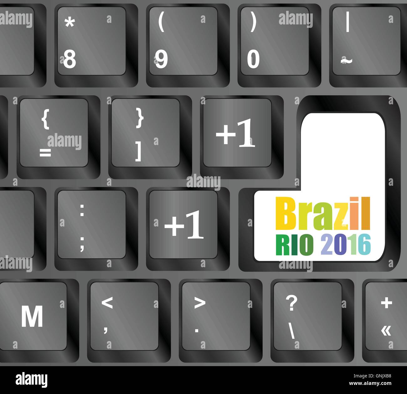 laptop computer wireless keyboard top view with keys, vector ...