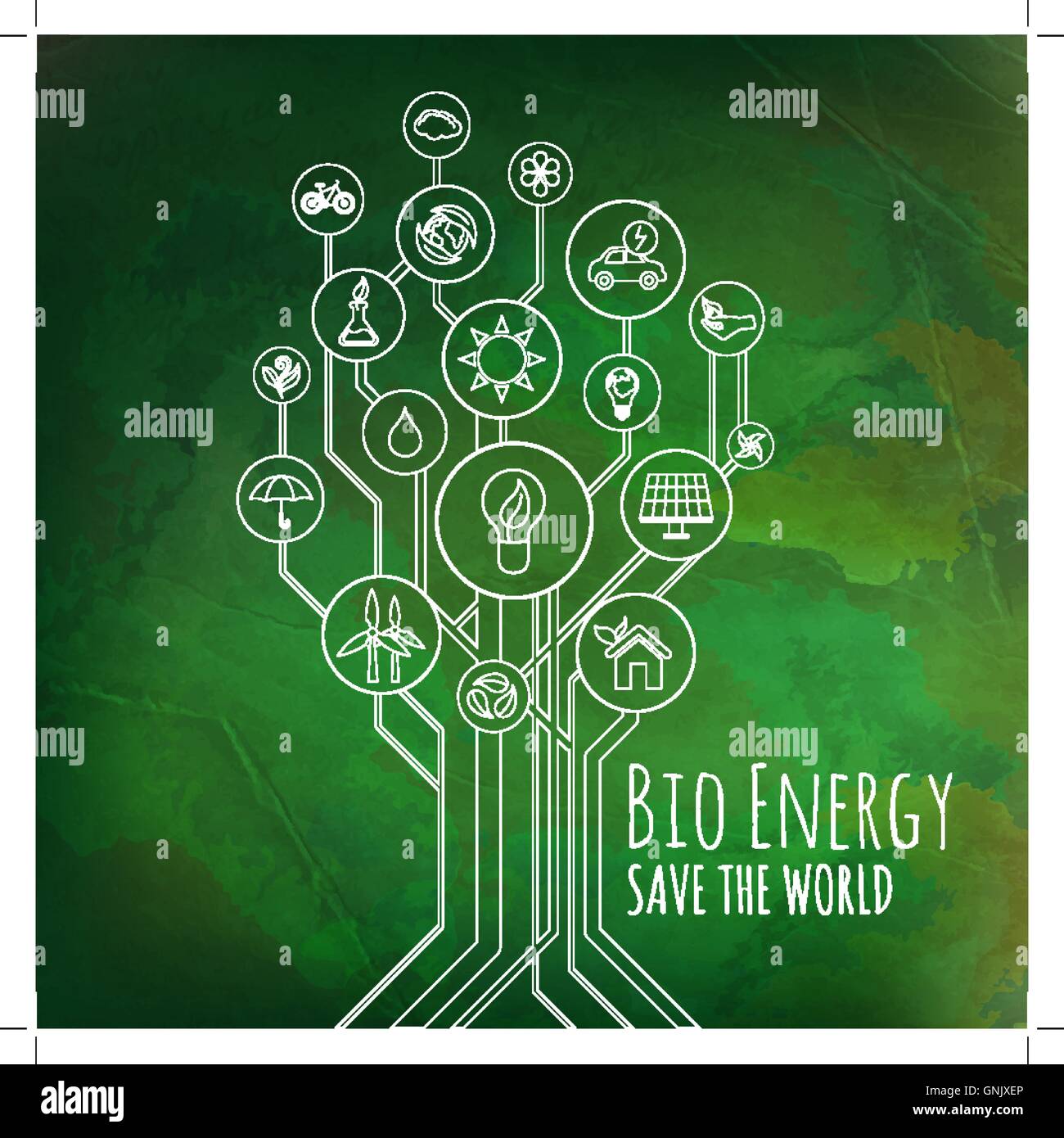 Bio green energy infographic Stock Vector Images - Alamy