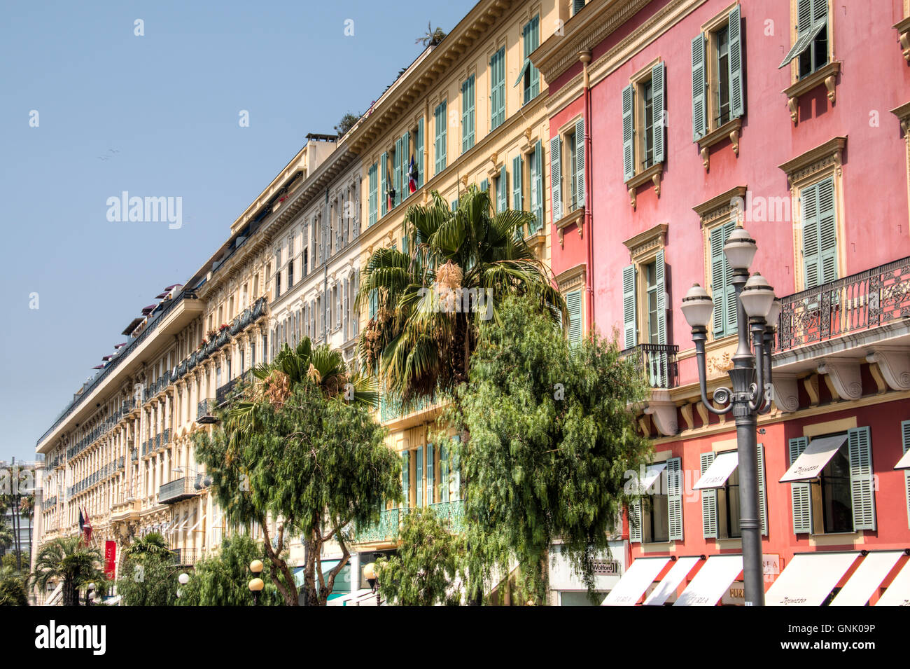 Nice french style houses hi-res stock photography and images - Alamy