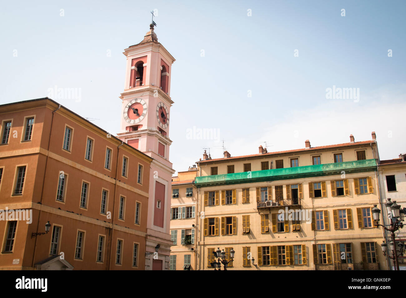 Facades of a church in Nice on the French Riviera Stock Photo - Alamy