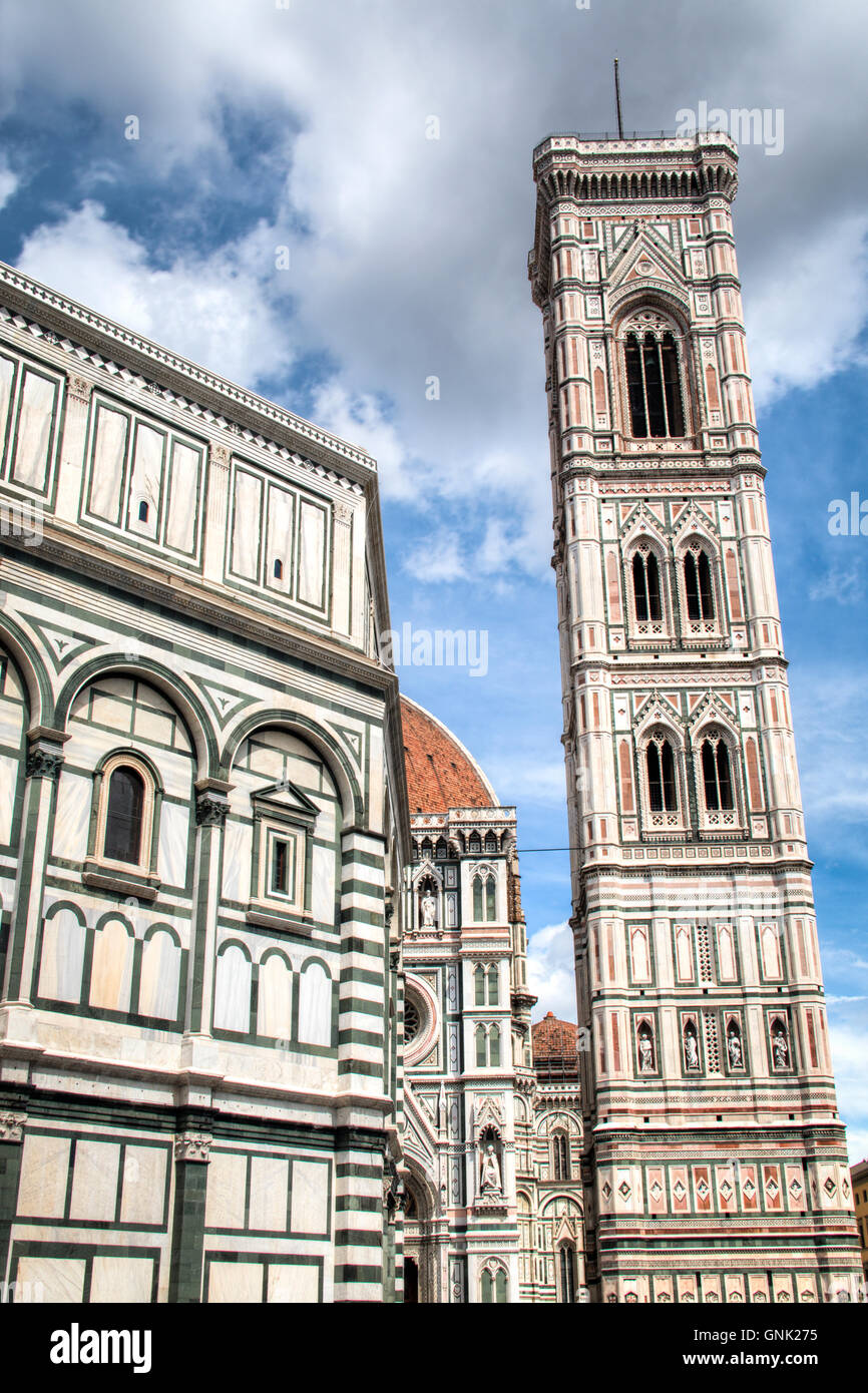 The world famous cathedral and Duomo (dome) of Florence in Italy Stock ...