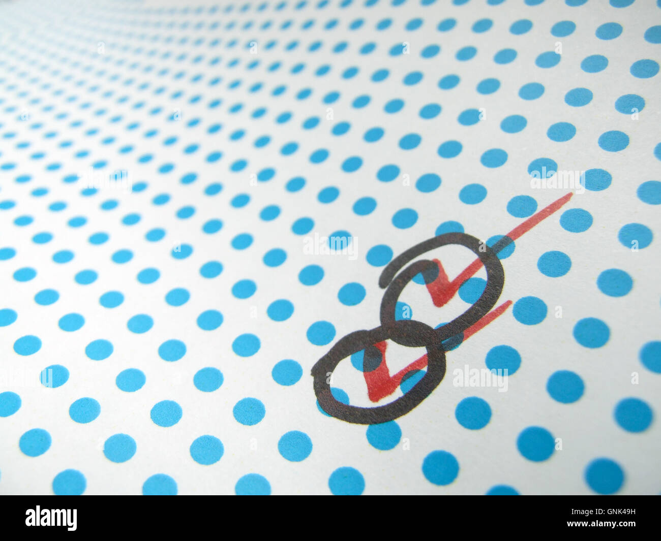 ok symbol and chart in background Stock Photo - Alamy