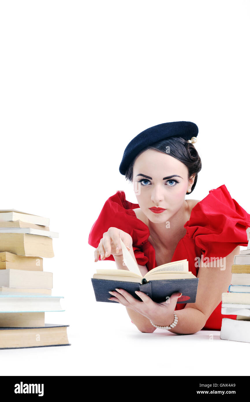 Pin up girl book Cut Out Stock Images & Pictures - Alamy