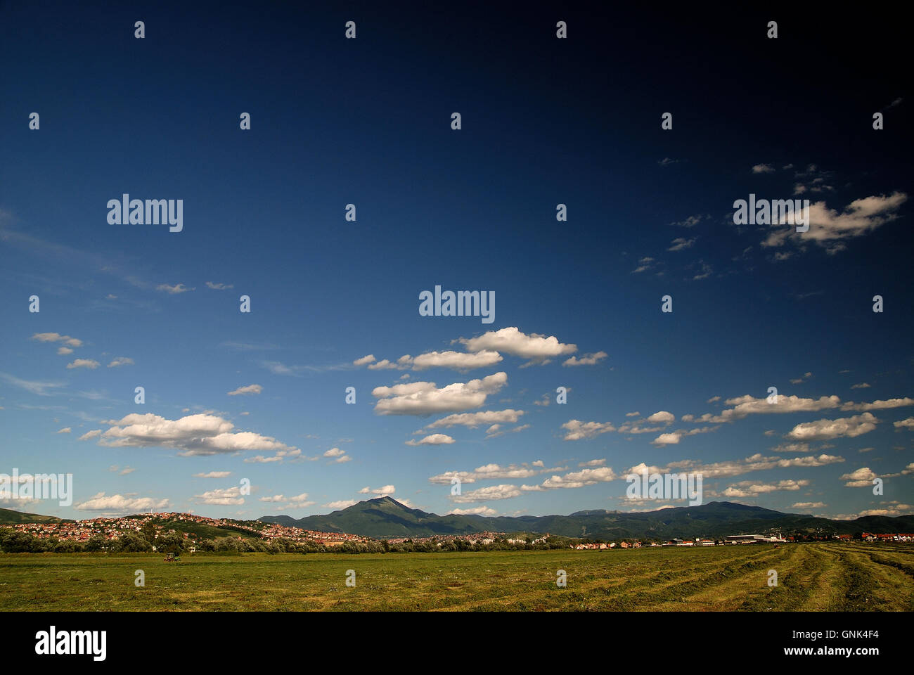 sunny day and dramatic sky Stock Photo - Alamy