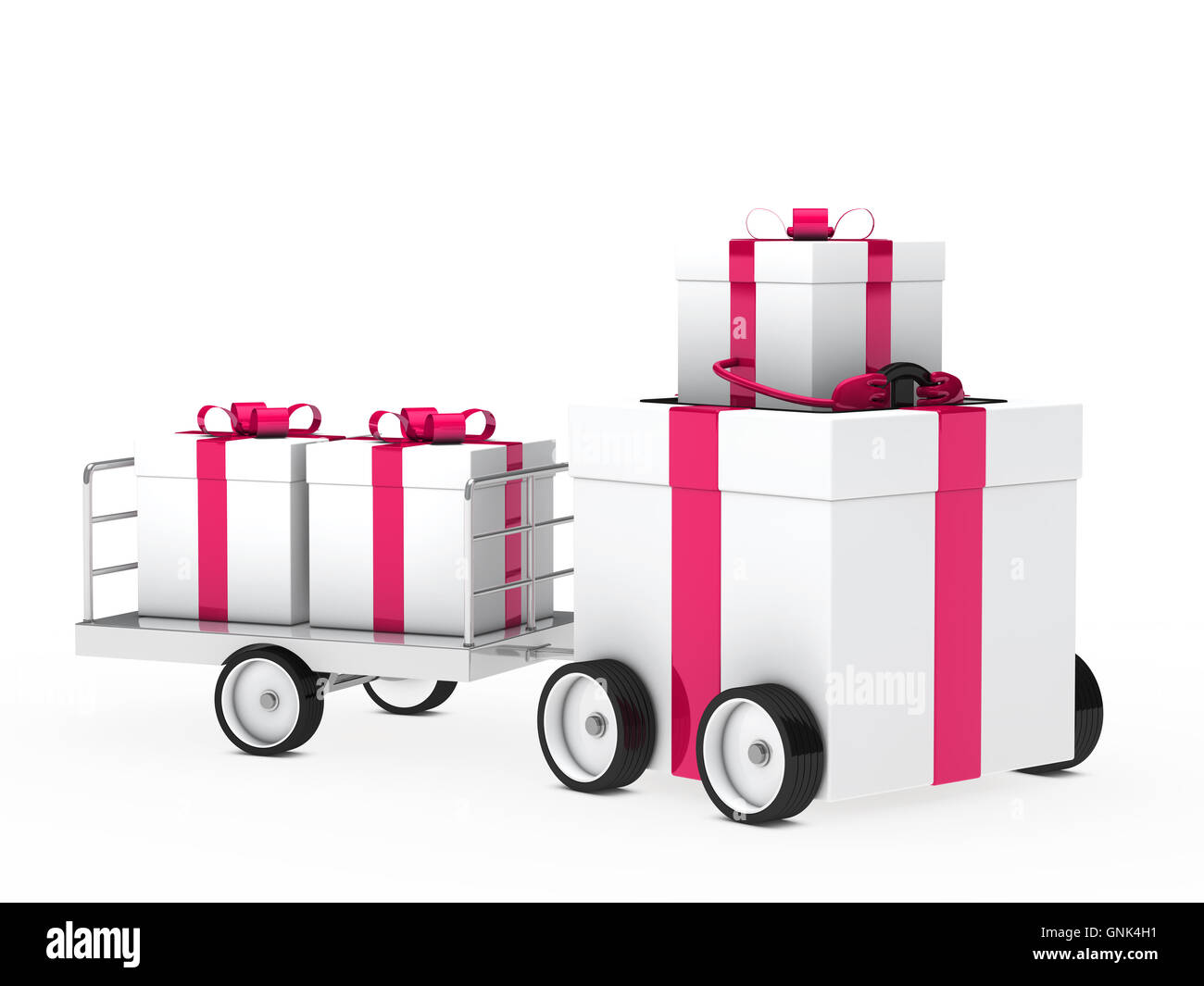 Vehicle trailer christmas decoration hi-res stock photography and ...