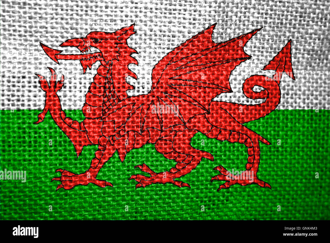 Flag of the country of wales hi-res stock photography and images - Alamy