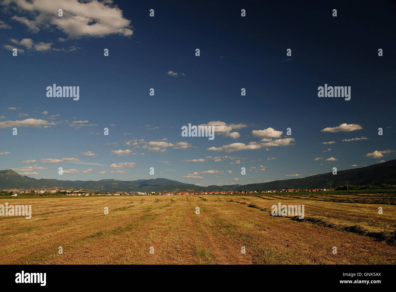 sunny day and dramatic sky Stock Photo - Alamy