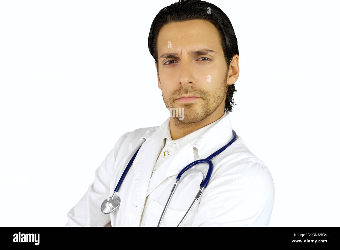 Young serious doctor Stock Photo - Alamy