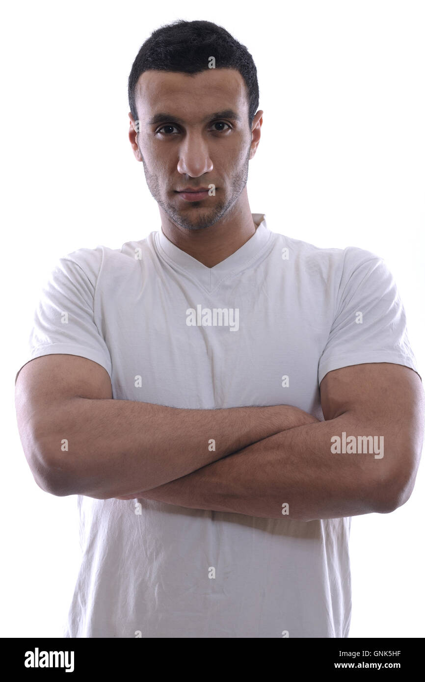 portrait of relaxed young man Stock Photo - Alamy