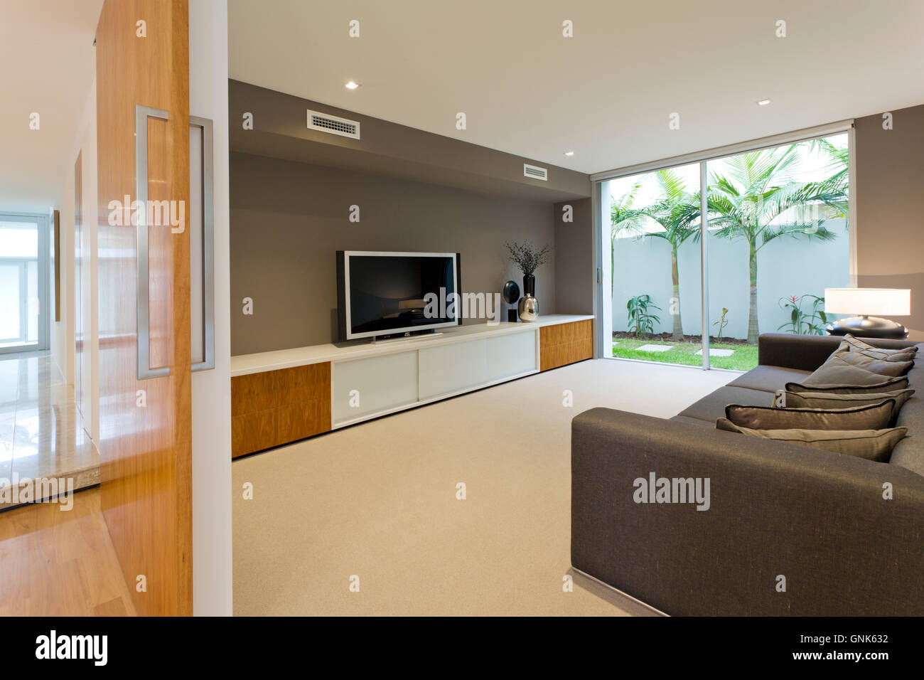 Luxury media room Stock Photo - Alamy