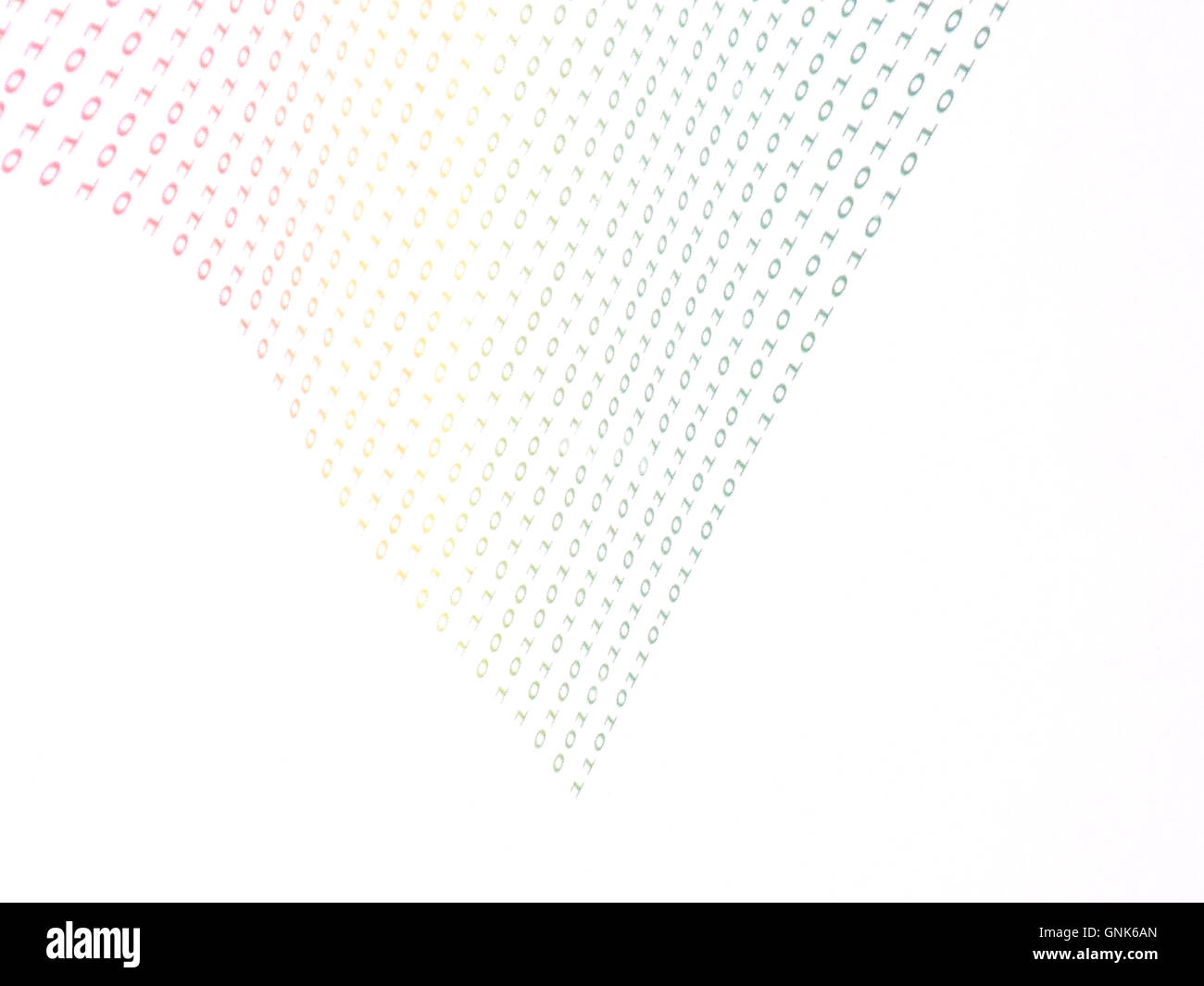 Binary data background hand Cut Out Stock Images & Pictures - Alamy