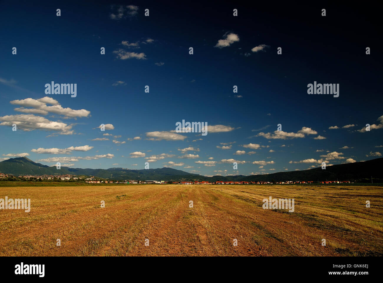 sunny day and dramatic sky Stock Photo - Alamy