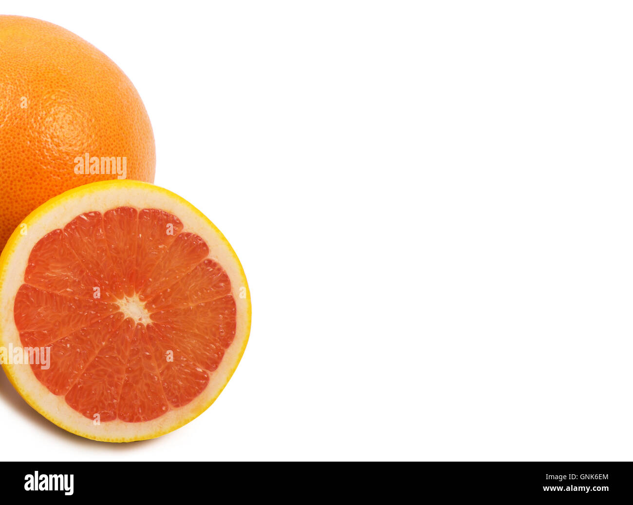 Fresh red grapefruit slices closeup, fruit background Stock Photo - Alamy